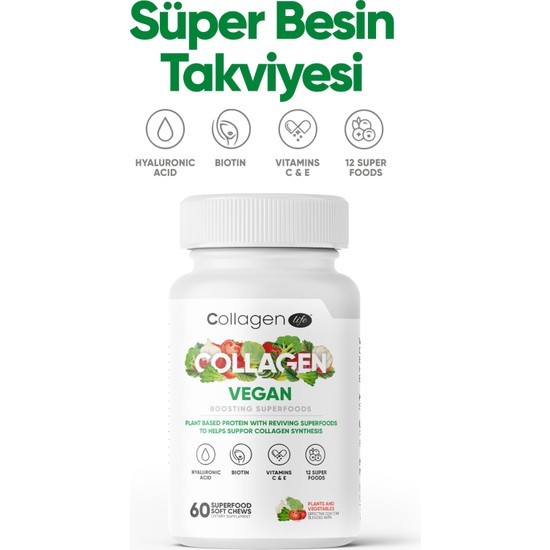 Collagen Life Biotin, Hyaluronıc Acıd Ve Bitki Bazlı Protein Fiyatı