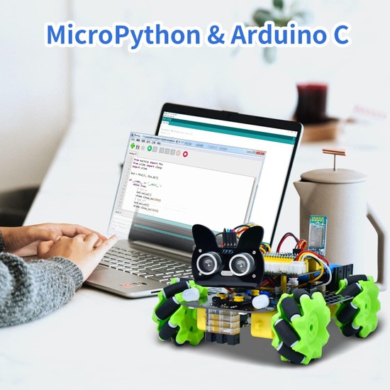 Keyestudıo 4WD Mecanum Pıco Robot Araba - Raspberry Pi Pico Fiyatı