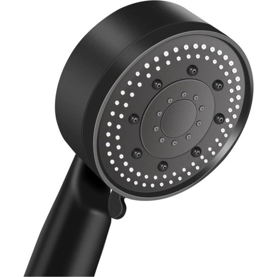 Optapro 5 Kademeli Turbo Su Tasarruflu Duş Başlığı Siyah Duş Fiyatı