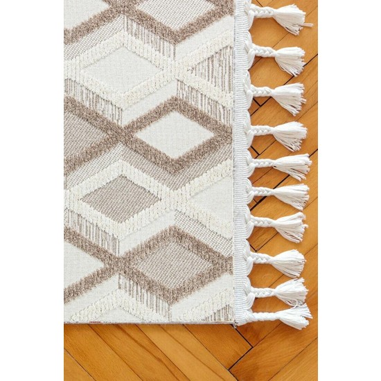 Moqa Halı Max 1802 - Modern Iskandinav Kahve Renkli Koridor Fiyatı