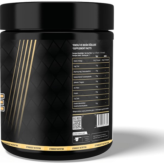 Strongest Creatine Monohydrate 200 gr 40 Servis Fiyatı
