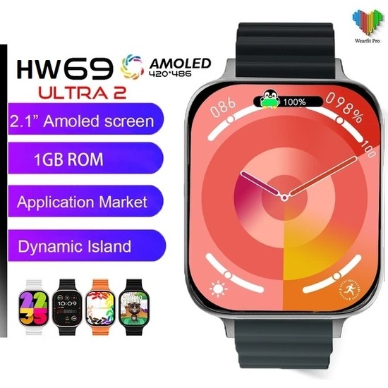 Qifit Watch 9 Ultra HW69 Ultra 2 Dynamic Island Tüm Fiyatı