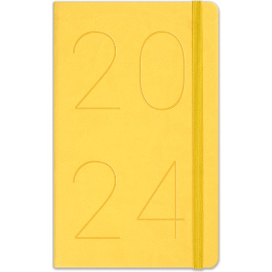 Matt Notebook 2024 Yılı 13X21 cm Günlük Ajanda Sarı Fiyatı