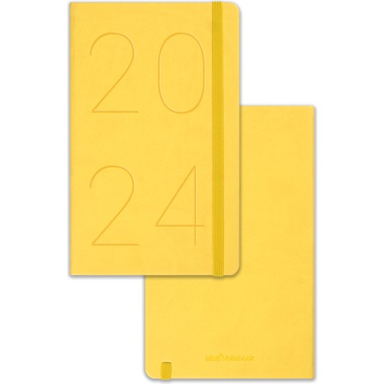 Matt Notebook 2024 Yılı 13X21 cm Günlük Ajanda Sarı Fiyatı