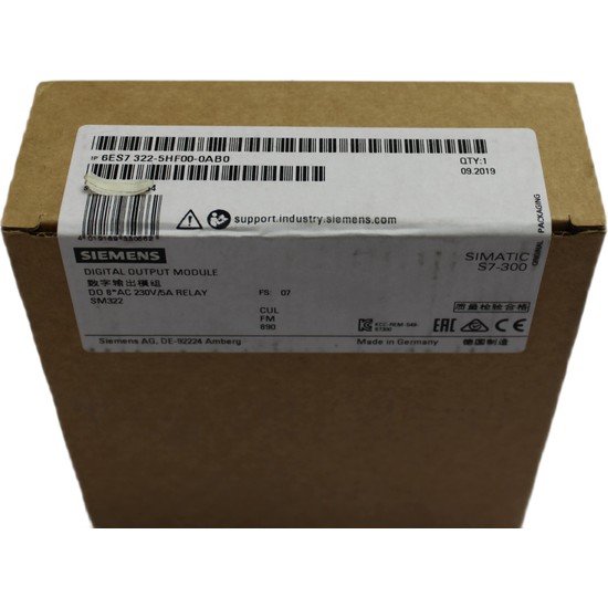 Siemens 6ES7322-5HF00-0AB0 SM322, 8do Relay, 24VDC, 120-23 Fiyatı