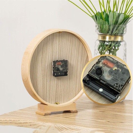 Safety1 Fyhh-Jzhy Minimalist Meşe Masa Saati Sessiz Doğru Fiyatı