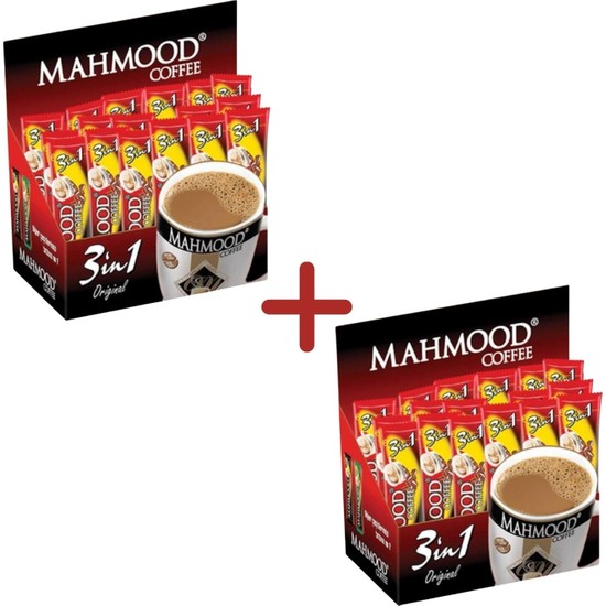 Mahmood Coffee 3ü 1 Arada Hazır Kahve 48 Adet x 18 Gram 2li Fiyatı