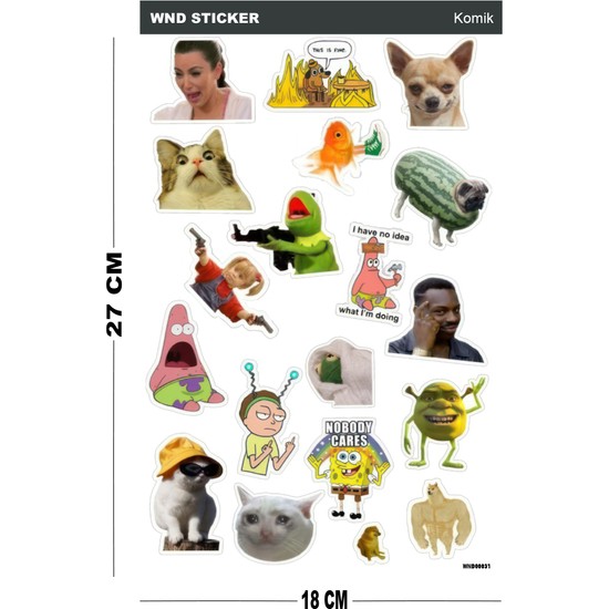 Wonder Like Komik Sticker Seti Fiyatı - Taksit Seçenekleri