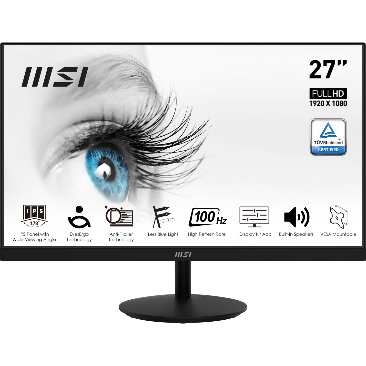 MSI 27" PRO MP271A 1920x1080 (FHD) FLAT IPS 100HZ 1MS Fiyatı