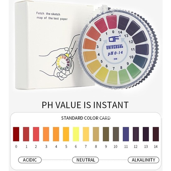 Pandoraplanet Ph Test Şeritleri Evrensel Ph Test Kağıdı Fiyatı