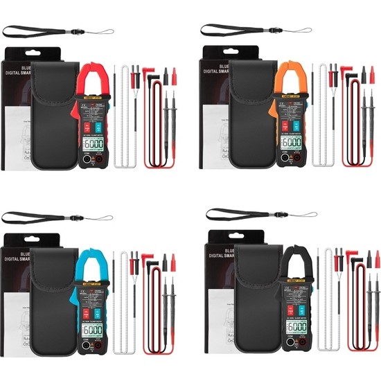 Siyah Pens Metre 6000 Sayım Ac/akım Multimetre True Rms Akım Fiyatı