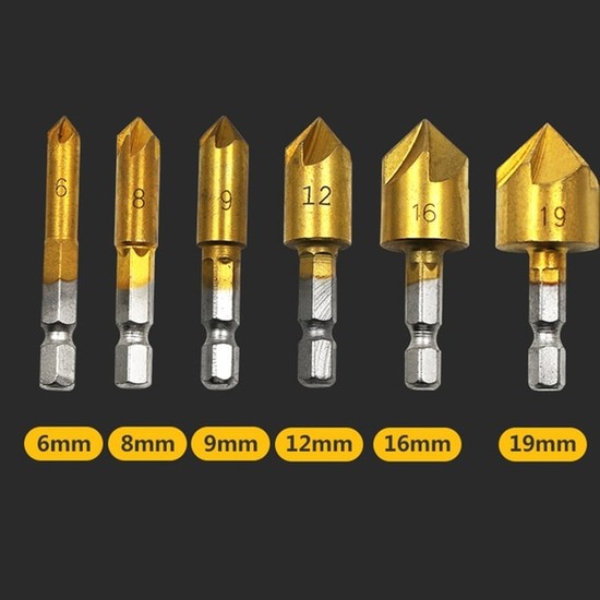 6 Adet 1-8 Adet 3MM-10MM Hss Havşa Matkap Ucu Seti Rayba Fiyatı