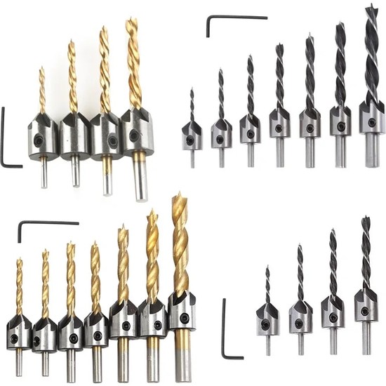 6 Adet 1-8 Adet 3MM-10MM Hss Havşa Matkap Ucu Seti Rayba Fiyatı