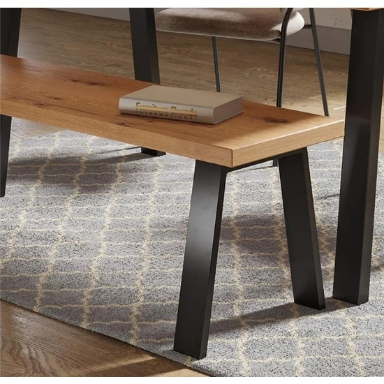 Wood Idea 45 cm Metal Bench-Bank-Sehpa-Orta Sehpa Ayağı 2 Fiyatı