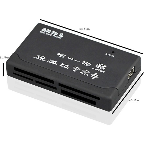 Sagrado Kart Okuyucu Usb2.0 Hafıza Kartı Okuyucu Hızlı Veri Iletimi ...