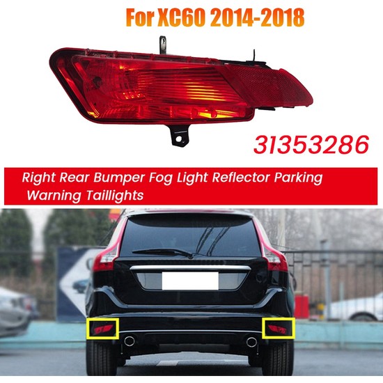 Sagrado 31353286 Sağ Arka Tampon Sis Işık Reflektörü Volvo Fiyatı