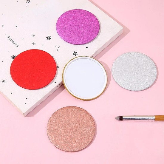 Friendship 1 Adet Rastgele Renk 1 Adet Taşınabilir Mini Ayna Basit Düz ...