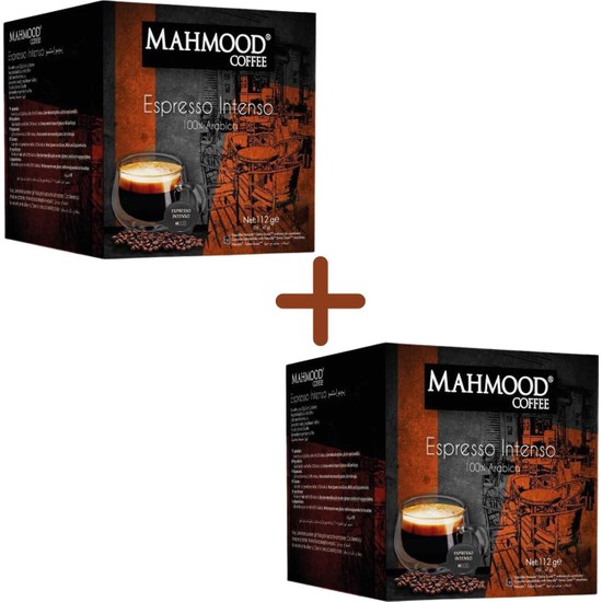 Mahmood Coffee Mahmood Dolce Gusto Espresso Kapsül Kahve 16 Adet x 2 Li ...
