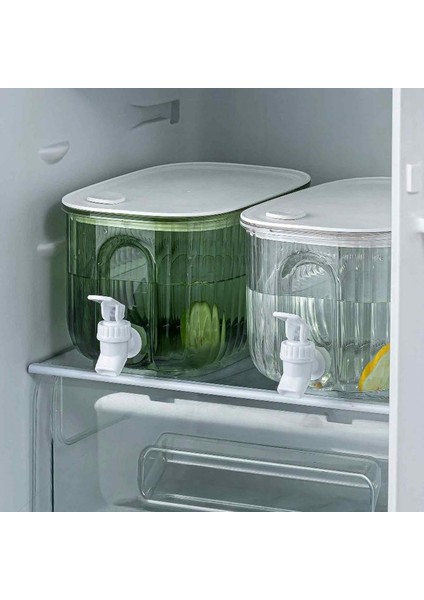 Yeşil Içecek Dispenseri Su Deposu Buzdolabı Musluklu Soğuk Fiyatı