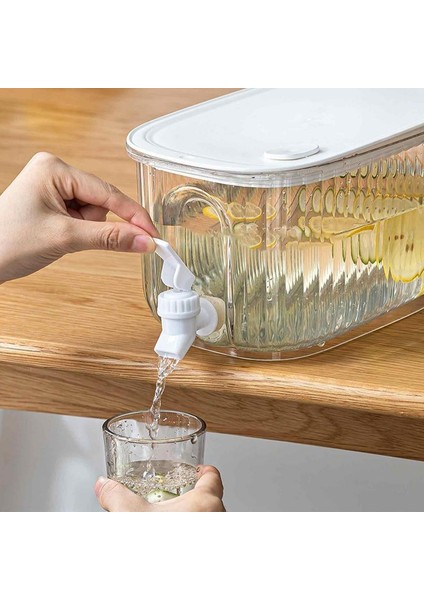 Yeşil Içecek Dispenseri Su Deposu Buzdolabı Musluklu Soğuk Fiyatı