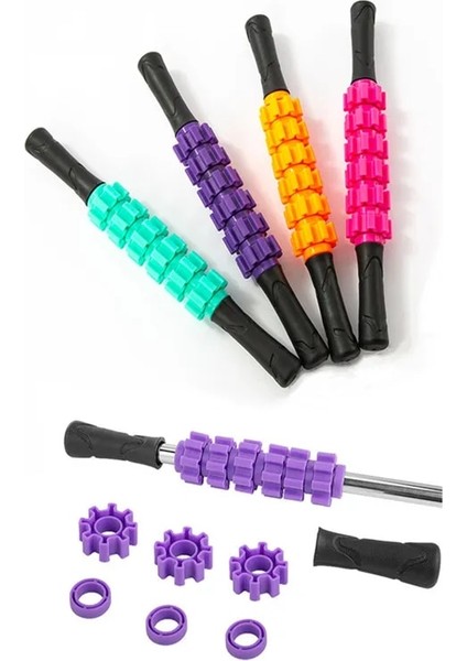 2Danlu Mor 1 Adet Yoga Rulo Masaj Taşınabilir Alet Sopa Fiyatı