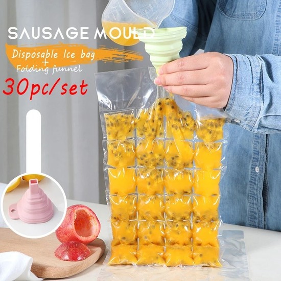 B-30PC Buz Torbası 30 Adet/paket Tek Kullanımlık Buz Yapma Fiyatı