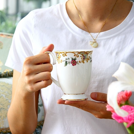 1 Adet 301-400ML 300ML, Kemik Çini Espresso Kupa, Porselen Fiyatı