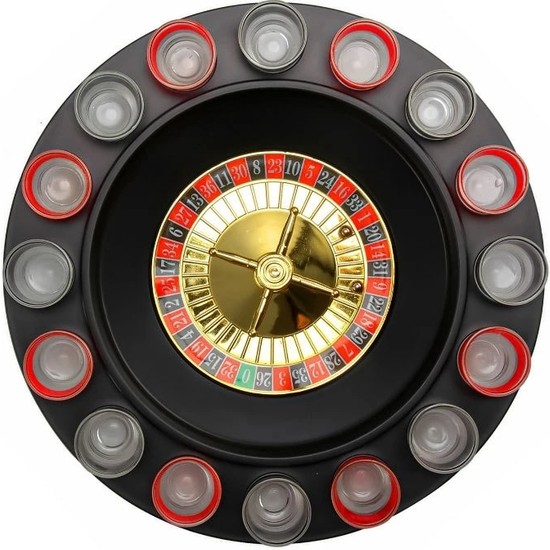 Siyah 16 Delikli Rus Ruleti Çarkı Dönen Şarap Kadehi Oyunu Fiyatı