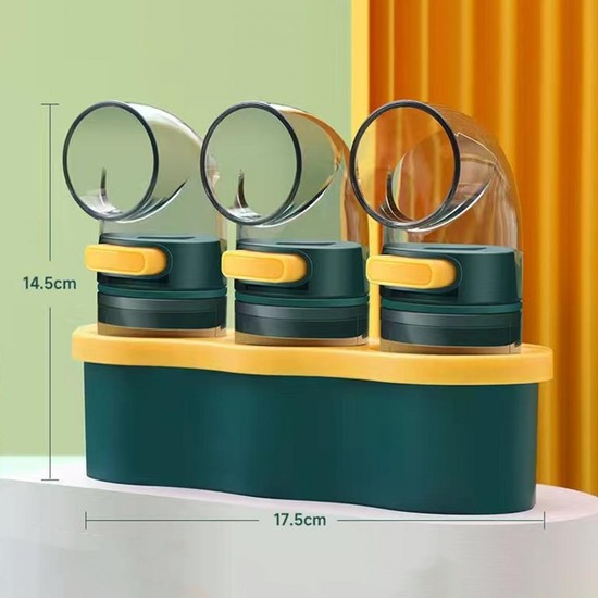 Mavi 3 Adet Dayanıklı Tuz Kontrol Şişesi Şeffaf Bilimsel Fiyatı