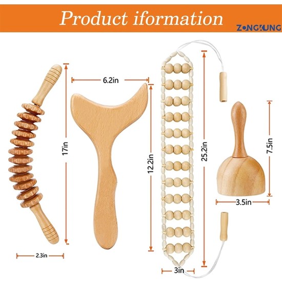 2Danlu Masaj Tahtası Zongkung Ahşap Terapi Masaj Aletleri, Fiyatı