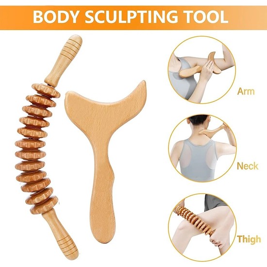 2Danlu Masaj Tahtası Zongkung Ahşap Terapi Masaj Aletleri, Fiyatı
