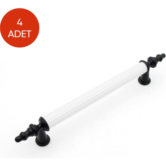 Ceylan Kulp Metal 4'lü Set 96 mm Siyah Beyaz Anka Modeli Fiyatı