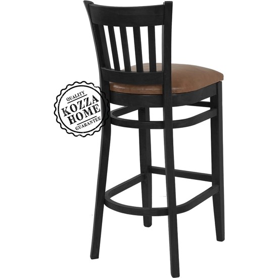 Kozza Home Hooters Bar Sandalye Siyah - 65 cm Fiyatı