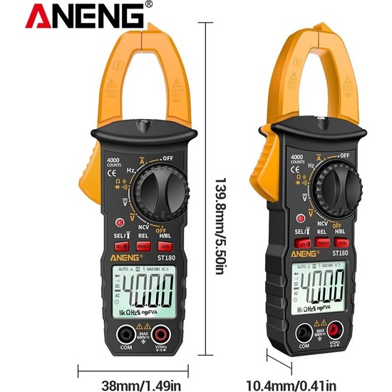 ANENG ST180 Kırmızı Aneng ST180 Dijital Pens Metre Fiyatı