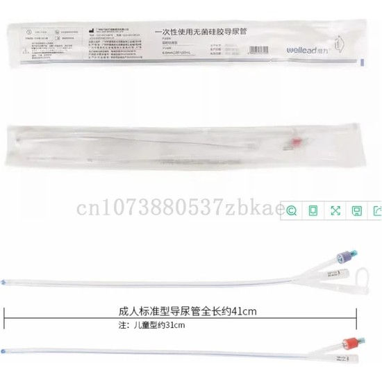 20FR 2 Kavite Tıbbi Silikon Foley Kateter Üroloji Erkek ve Fiyatı