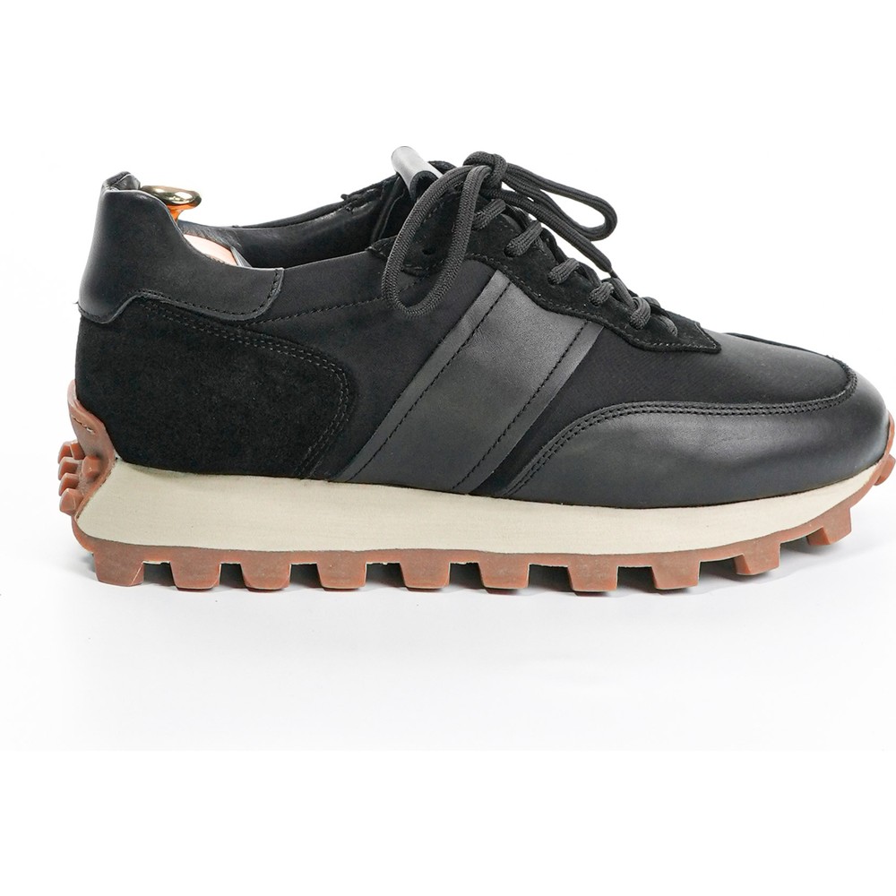 Sarasota Model Gerçek Deri El Yapımı Erkek Siyah Sneaker Fiyatı