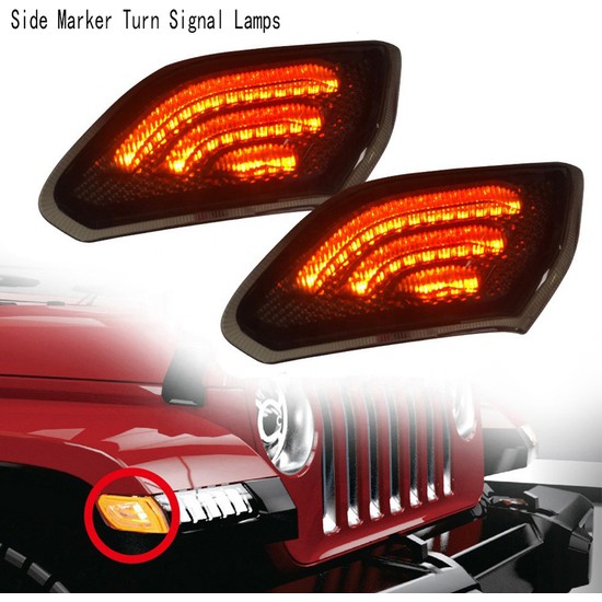 Decisive Siyah LED Dönüş Işığı Yan Işaretleyici Ön Çamurluk Fiyatı