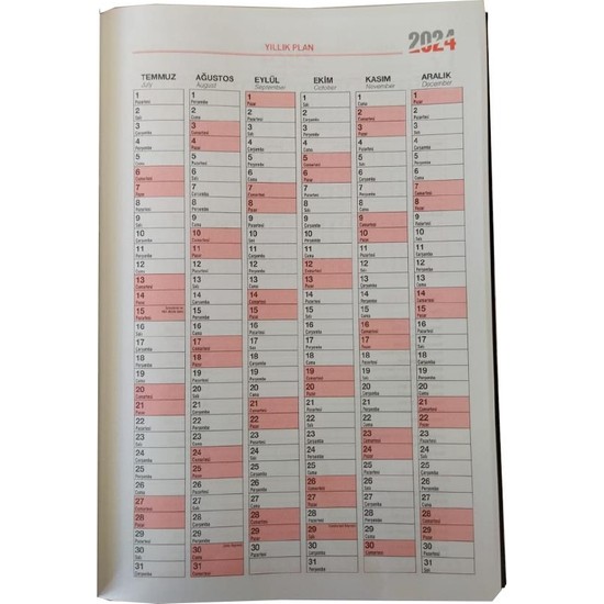 Artlantis 2024 Ajanda Lacivert 17 x 24 cm Çizgili 1 Adet Fiyatı