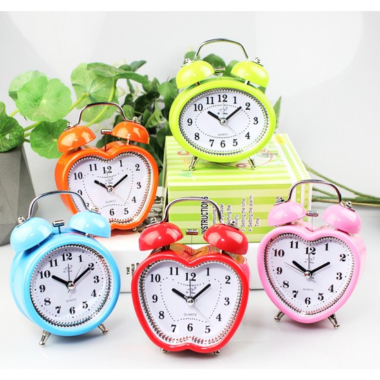 Aqqogib Inç Çalar Saat, Analog Metal Zil Çalar Saat, Öğrenci Fiyatı