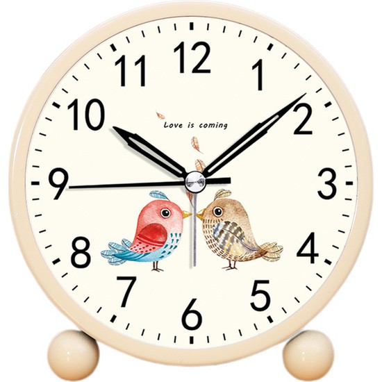 Aqqogib Analog Çalar Saat 4 Inç, Pille Çalışan Tiksiz Sessiz Fiyatı