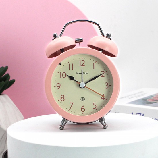 Aqqogib Yatak Odası Çalar Saat, Metal Zil Çalar Saat, Fiyatı