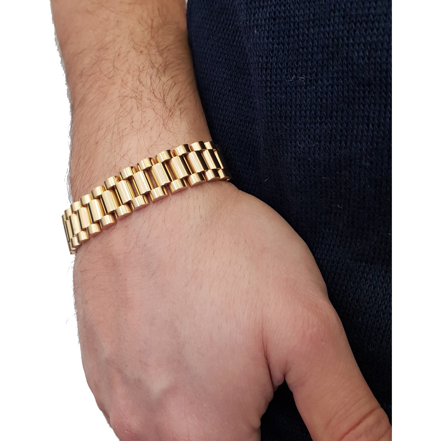 Chavin Gold 316 L Çelik Parlak ve Mat Erkek Bileklik EH89SR Fiyatı