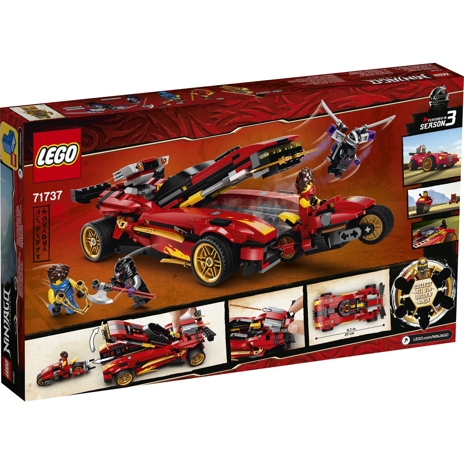 LEGO® NINJAGO® Legacy X-1 Ninja Turbo Otomobili 71737 - Fiyatı