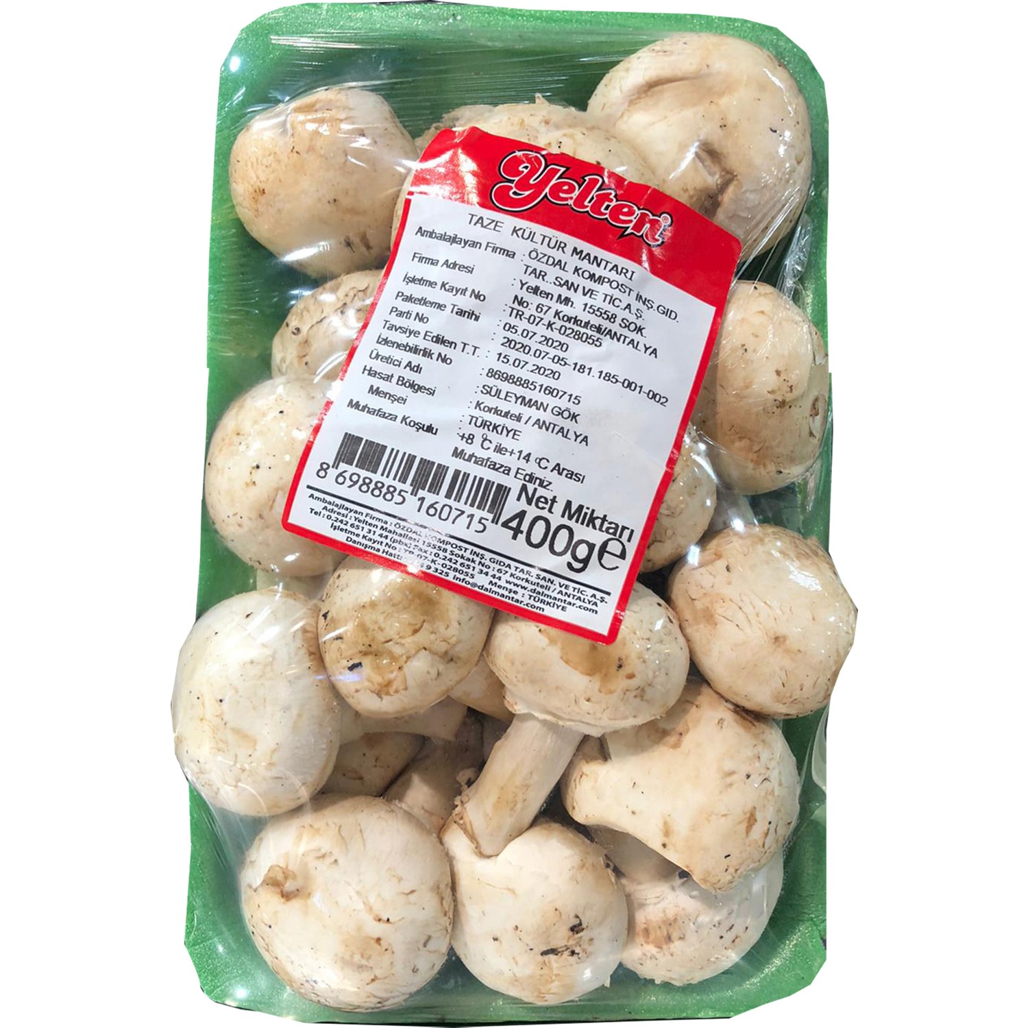 Yelten Mantar 400 gr Paket Fiyatı - Taksit Seçenekleri