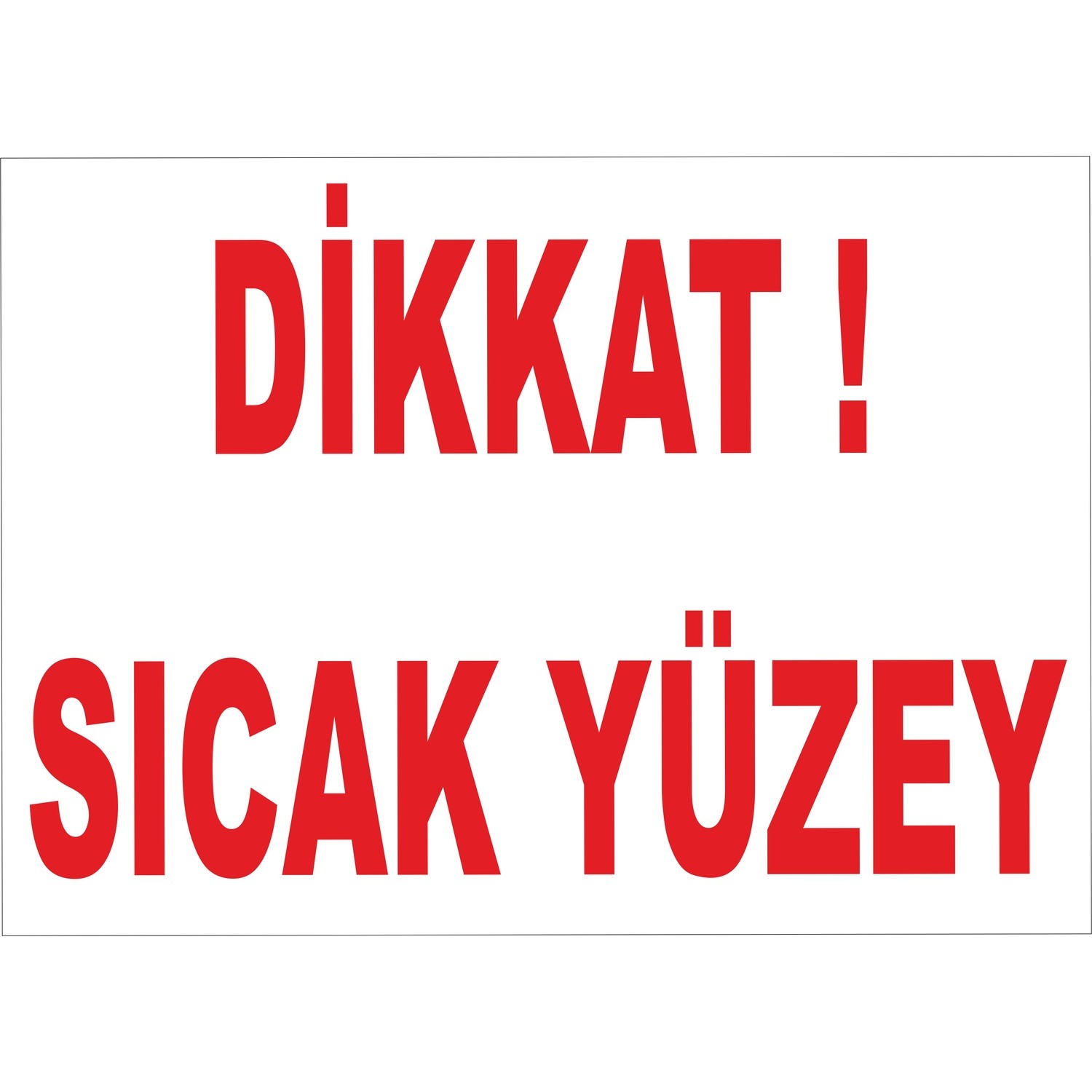Yıldırım Dikkat Sıcak Yüzey Levhası Fiyatı - Taksit Seçenekleri