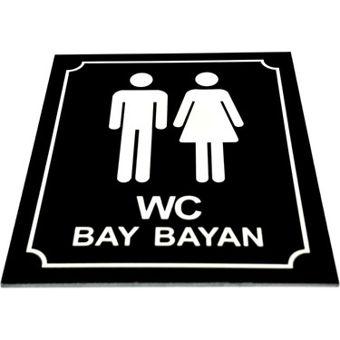 Bay Bayan Wc Logo Wc Bayan Levhası