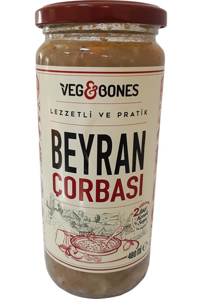 Veg&Bones Beyran Çorbası 480 ml Veg&Bones Beyran Çorbası 480 ml