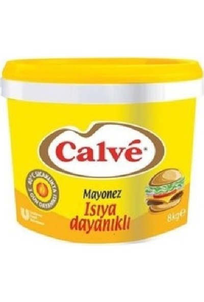 Calve Isıya Dayanıklı Kova Mayonez 8 kg Calve Isıya Dayanıklı Kova Mayonez 8 kg
