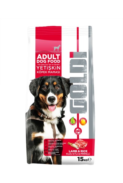 Goldi Kuzu Etli Pirinçli Yetişkin Köpek Maması 15 kg Goldi Kuzu Etli Pirinçli Yetişkin Köpek Maması 15 kg