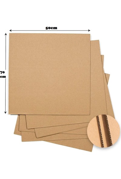 Empa Oluklu Mukavva Karton 3 mm 50 x 70 cm 50'li